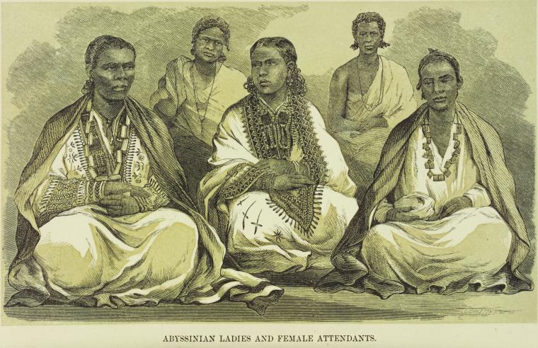 Abyssinian Ladies and Female Attendants - NYPL Digital Collections