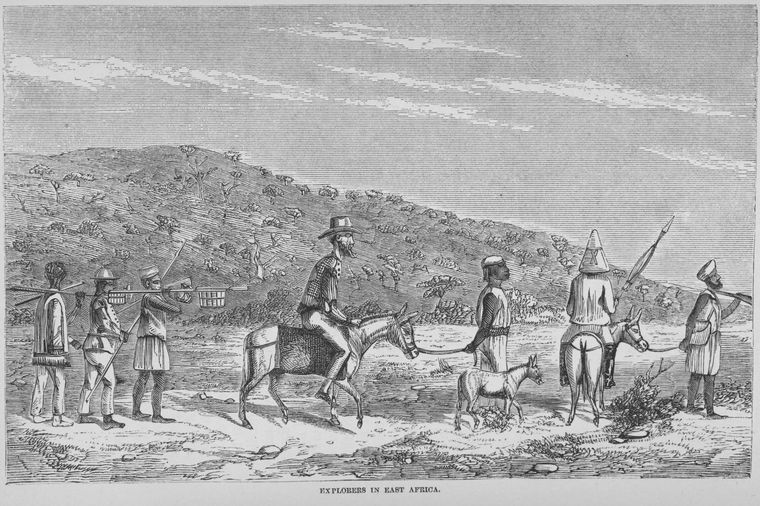 Explorers in East Africa - NYPL Digital Collections