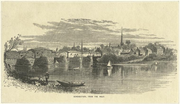 Schenectady, from the west. - NYPL Digital Collections