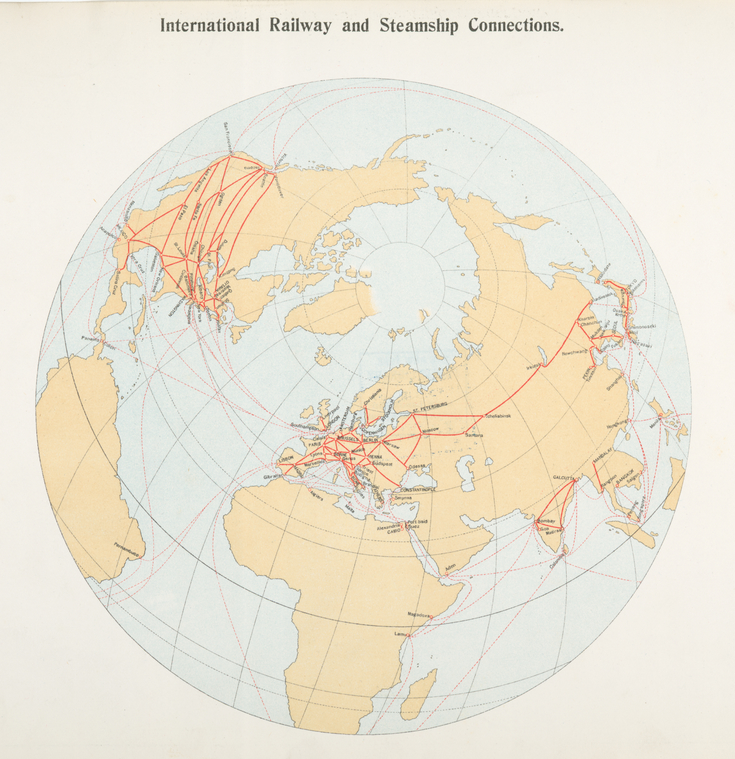 International Railway and Steamship Connections - NYPL Digital Collections