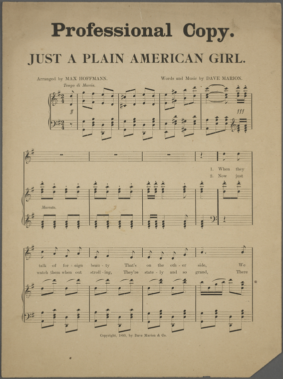 Just a plain American girl - NYPL Digital Collections