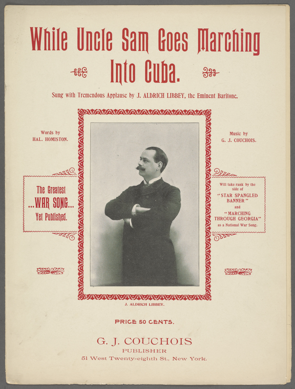 While Uncle Sam goes marching into Cuba - NYPL Digital Collections