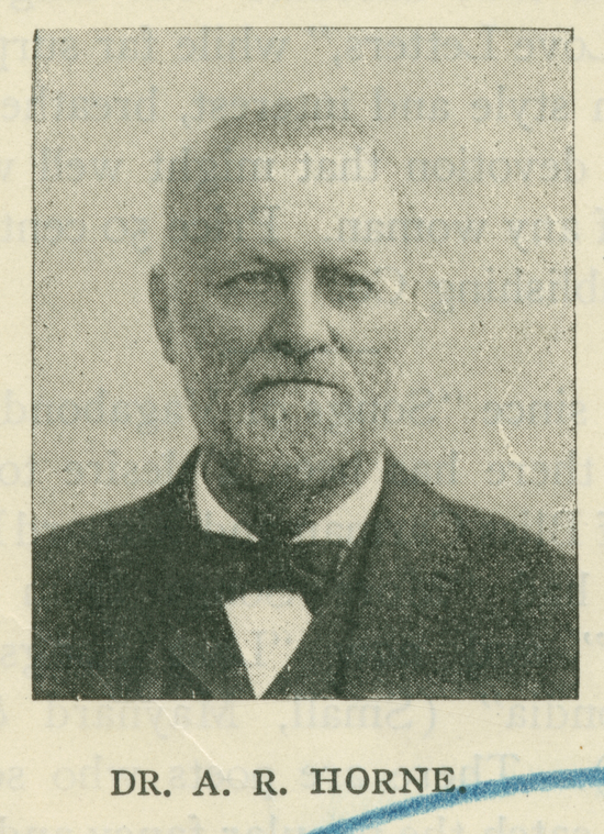 Dr. A. R. Horne. - NYPL Digital Collections