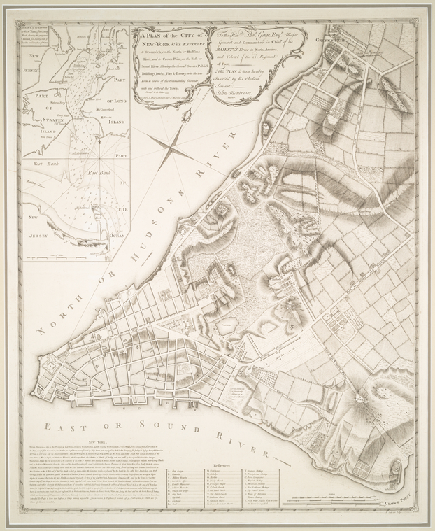 A plan of the city of New-York & its environs - NYPL Digital Collections