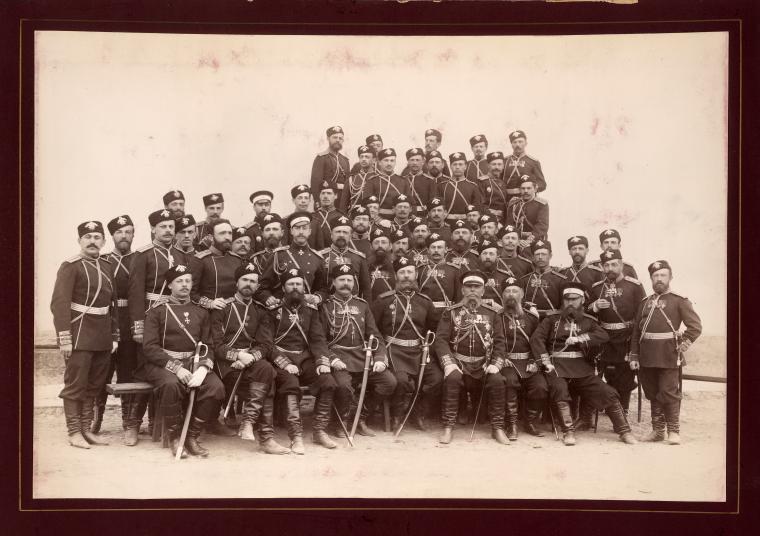 Officers of Russian regimental groups - NYPL Digital Collections