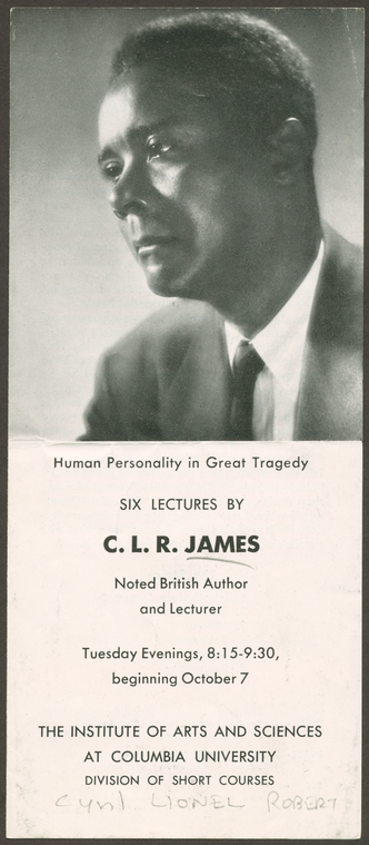 C. L. R. James. [Cyril Lionel Robert]. - NYPL Digital Collections