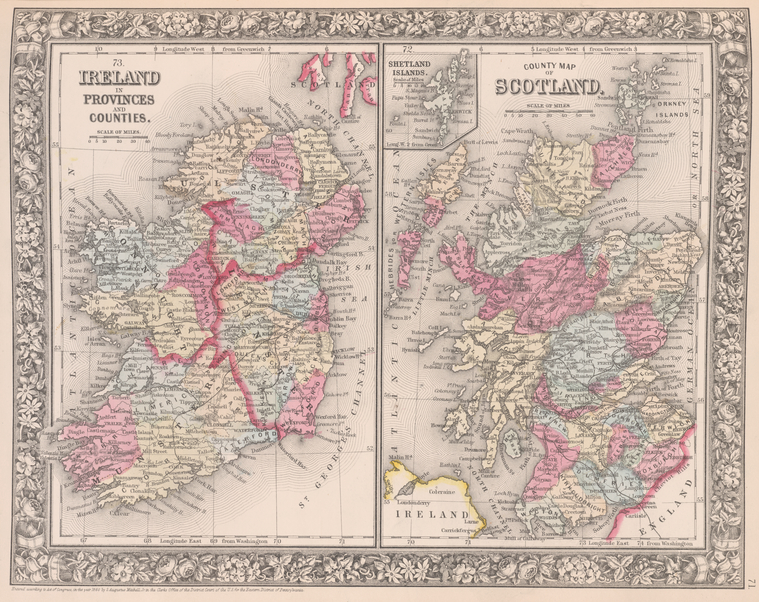 Map Of Scottish Counties