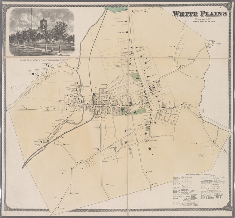 Plate 41: White Plains, Westchester Co. N.Y. - NYPL Digital Collections