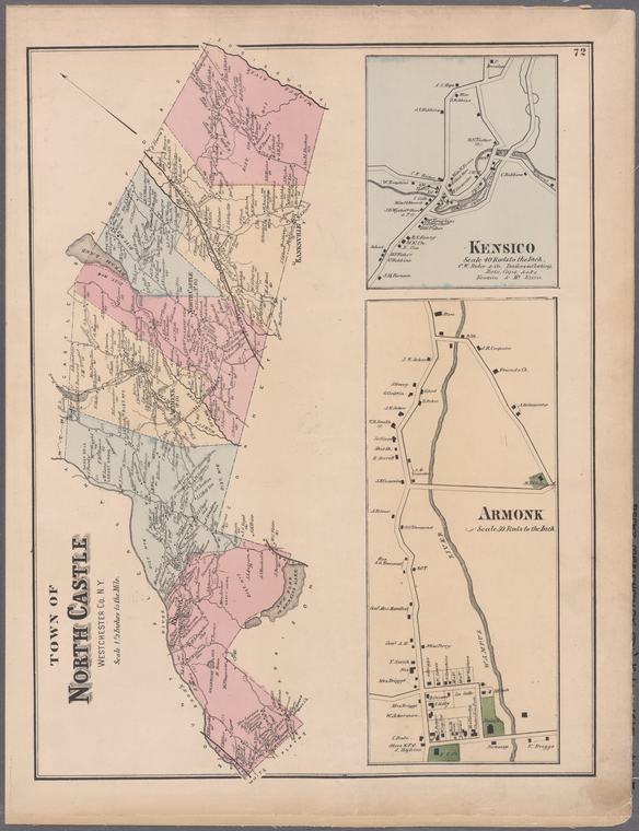 Plate 72: Town of North Castle, Westchester Co. N.Y. - NYPL Digital ...
