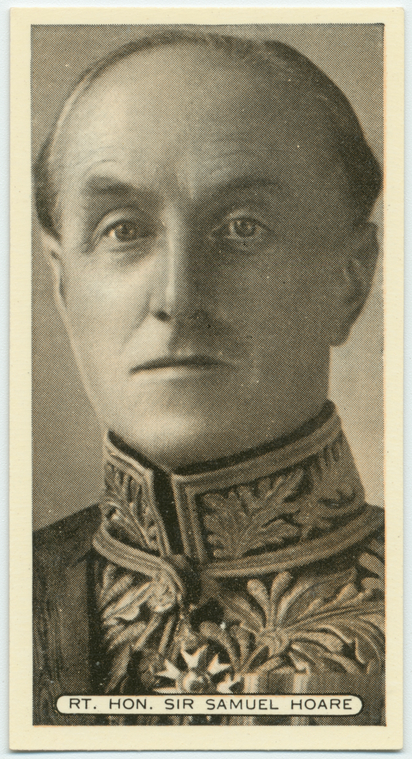 Rt. Hon. Sir Samuel Hoare. - NYPL Digital Collections
