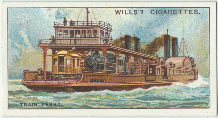 Train ferry, Canada. - NYPL Digital Collections