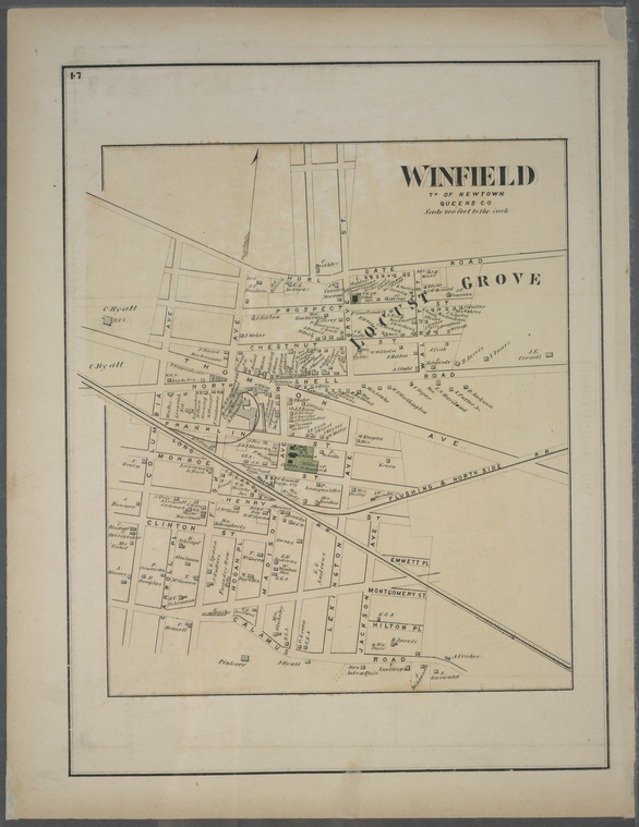 Winfield. Tn. of Newtown, Queens Co. - NYPL Digital Collections