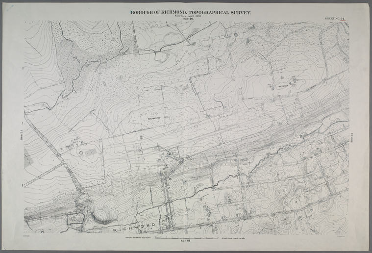 Sheet No. 54. [Includes Mill Road, Sea View Avenue, Richmond Hill ...
