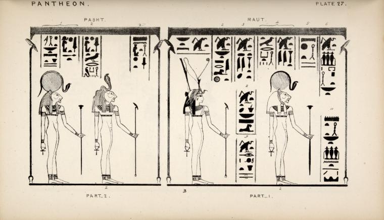 Pantheon. Pasht; Maut. - NYPL Digital Collections