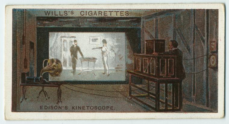 Edison's kinetoscope. - NYPL Digital Collections