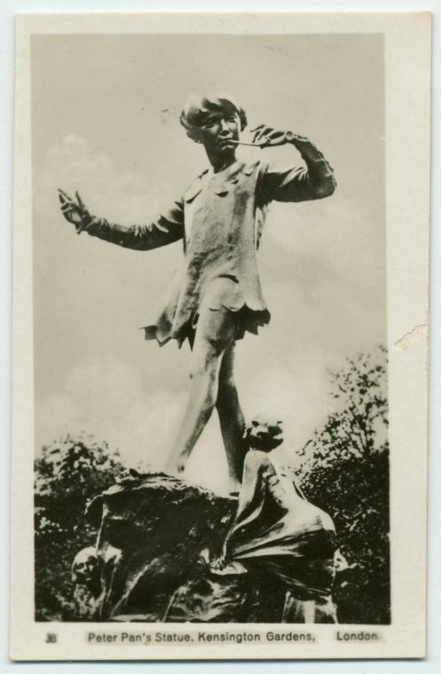 Peter Pan's statue, Kensington Gardens. - NYPL Digital Collections