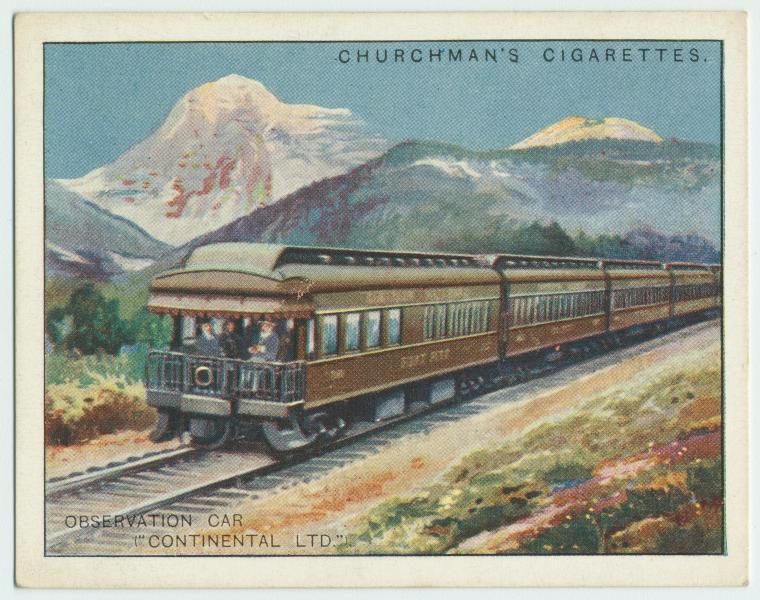 Observation car, "The Contintal Ltd." - NYPL Digital Collections