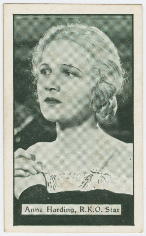 Anne Harding, R.K.O. star. - NYPL Digital Collections