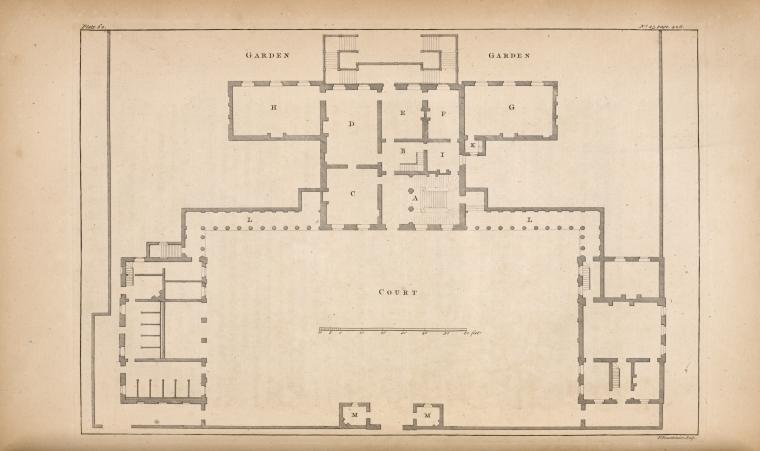 Plan of Chesterfield house, May Fair. - NYPL Digital Collections