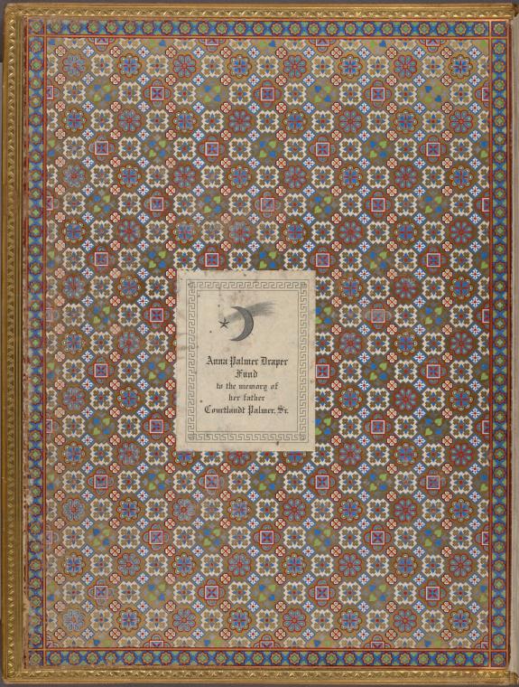 Front endpaper, left - NYPL Digital Collections