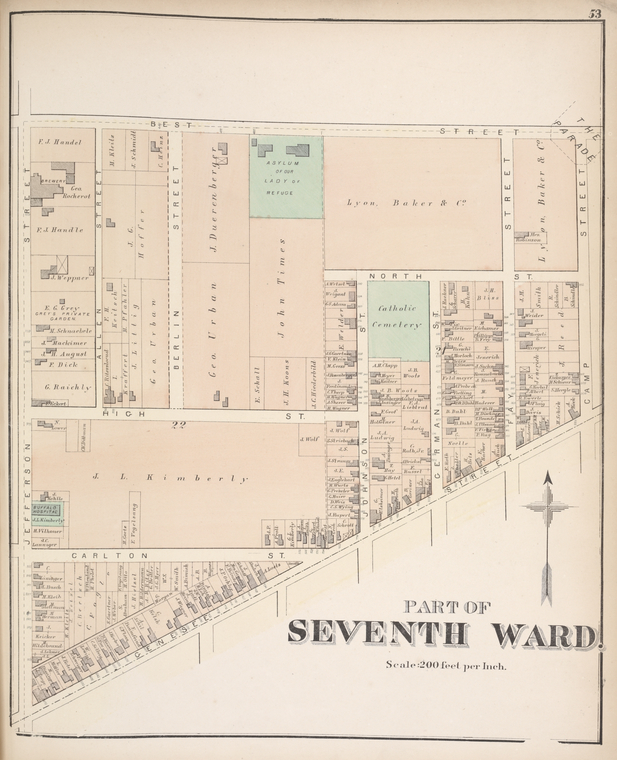 Part of Seventh Ward. - NYPL Digital Collections
