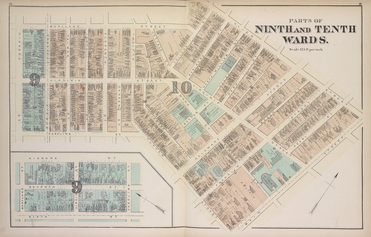 Parts of Ninth and Tenth Wards. - NYPL Digital Collections