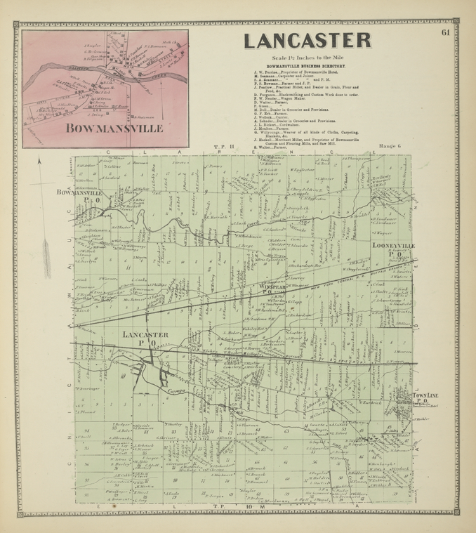 Bowmansville [Village]; Lancaster [Township]; - NYPL Digital Collections