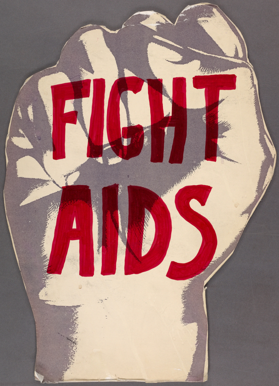 Fight AIDS. Verso: ACT UP - NYPL Digital Collections