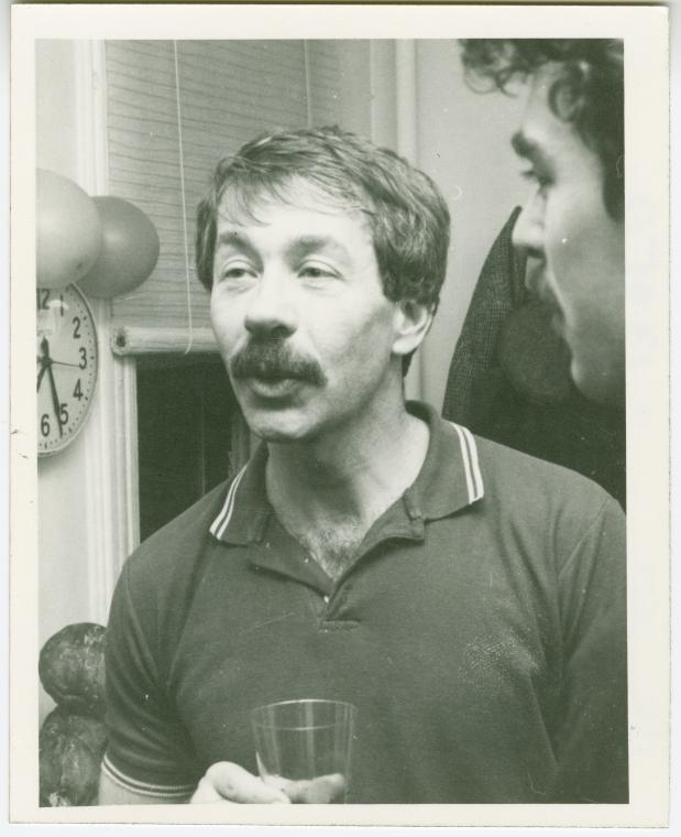 Gerald Hannon of "The Body Politic." Apartment of Jonathan Katz, N.Y.C ...
