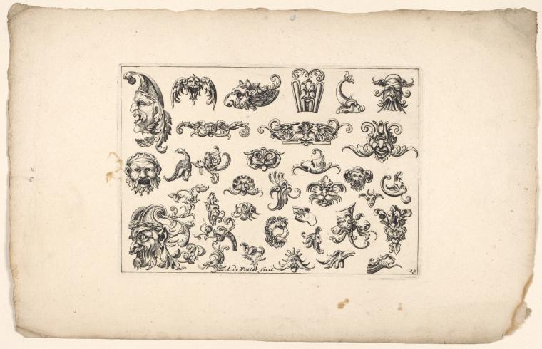 Selection of grotesque faces - NYPL Digital Collections