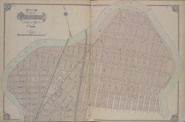 City of Paterson. Part of the 3rd Ward - NYPL Digital Collections