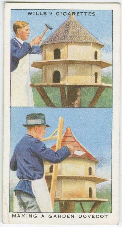 Making a garden dovecot. - NYPL Digital Collections