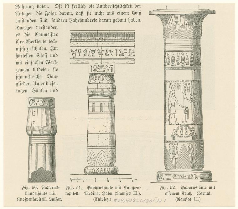 Egyptian columns - NYPL Digital Collections