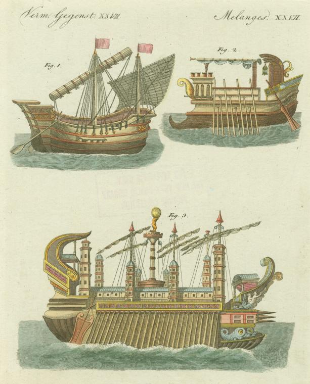 Ancient warships - NYPL Digital Collections