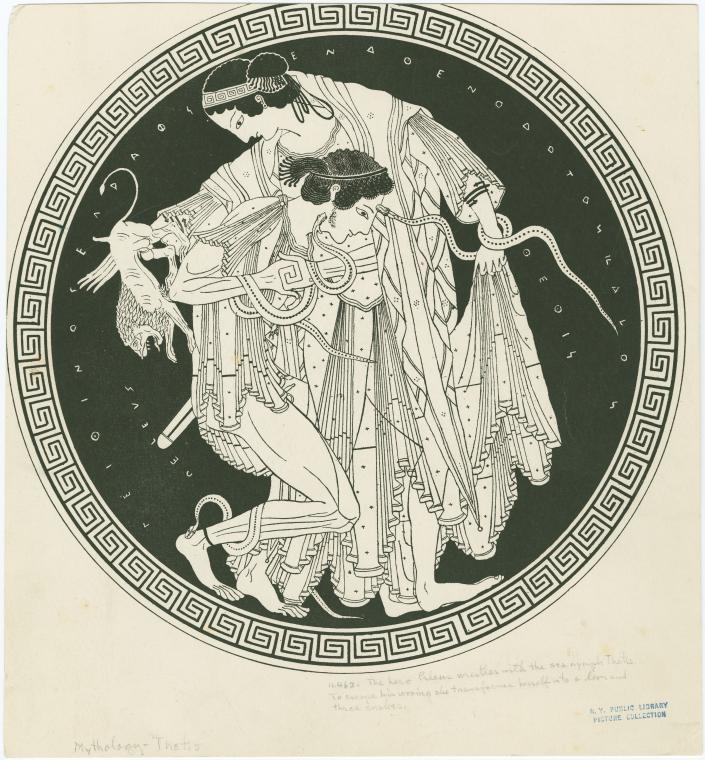 Nereids Greek Mythology Drawing The Nereids Hi Res Stock Photography