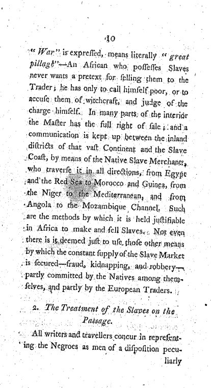 A concise statement of the question regarding the abolition of the ...