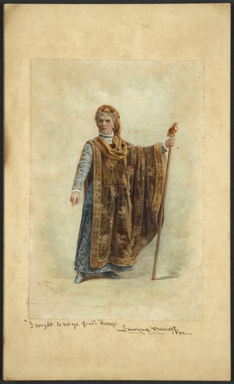 Portrait / Lawrence Barrett - NYPL Digital Collections