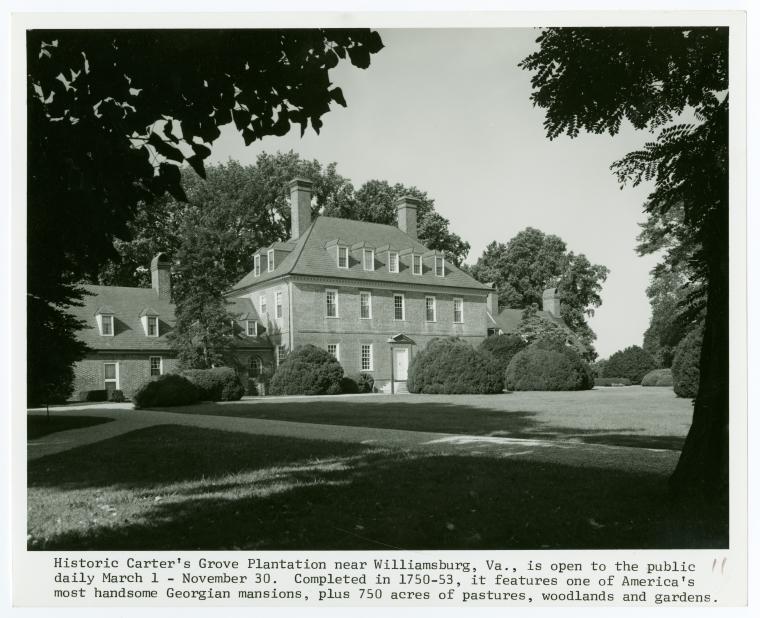Historic Carter's Grove Plantation - NYPL Digital Collections