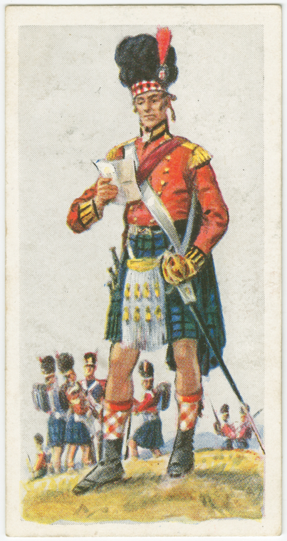 The 42nd Foot (1812). The Black Watch (Royal Highland Regiment). - NYPL ...