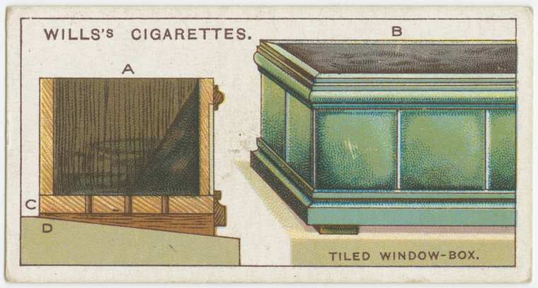 Tiled window box. - NYPL Digital Collections