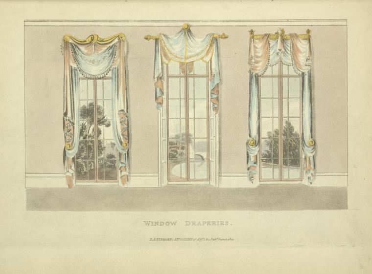 Window draperies - NYPL Digital Collections