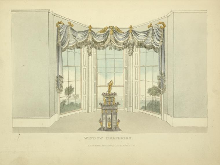Window draperies - NYPL Digital Collections