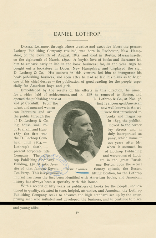 Daniel Lothrop. - NYPL Digital Collections