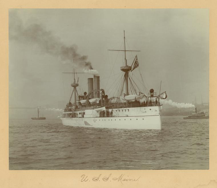 U.S.S. Maine - NYPL Digital Collections