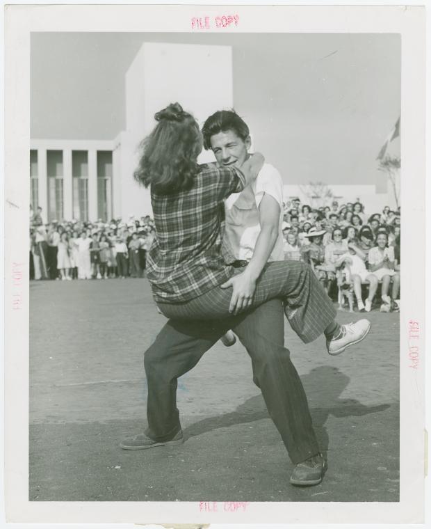 Amusements - Dance - Jitterbug couple - NYPL Digital Collections