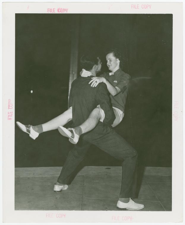 Amusements - Dance - Jitterbug couple - NYPL Digital Collections