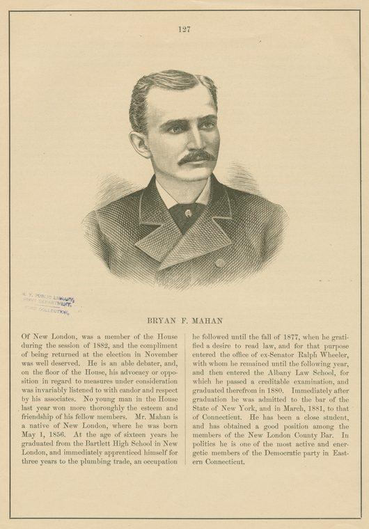 Bryan F. Mahan. - NYPL Digital Collections