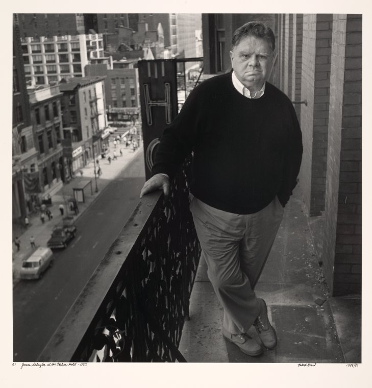 James Schuyler at the Chelsea Hotel. NYC. - NYPL Digital Collections