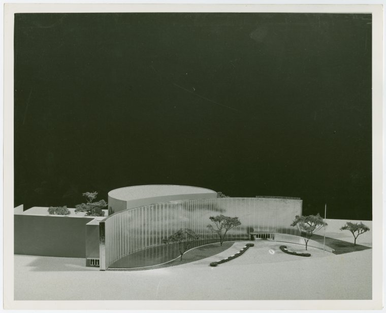 Consolidated Edison - Model of building - NYPL Digital Collections