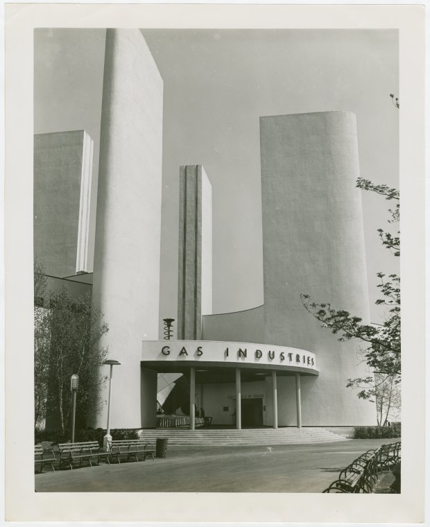 Gas Industries - Building - Entrance - NYPL Digital Collections